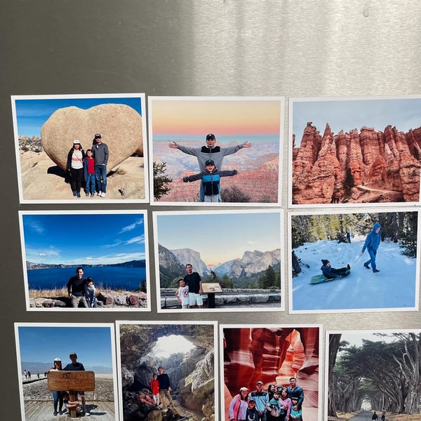 Button Magnets Square Magnets Fridge Custom Photo Magnet 2x2 Fridge ...