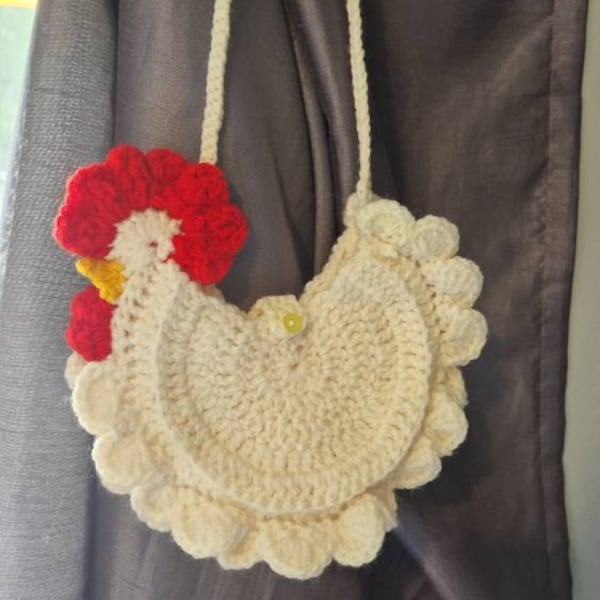 Crochet Chicken Bag Pattern Only U.S Terms - Etsy