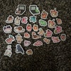 Mini Strawberry Bunny and Flower Bunny Sticker Set of 2 / Cute Rabbit ...