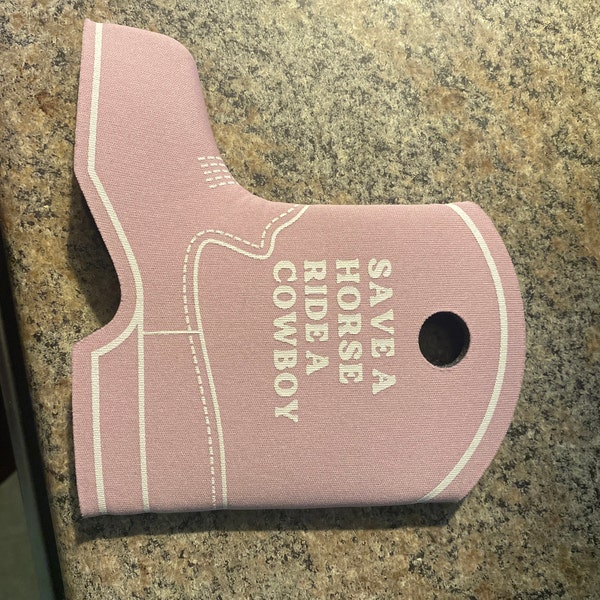 COWGIRL BOOT Can Cooler, Last Rodeo, Bachelorette Party Favors, Bride ...