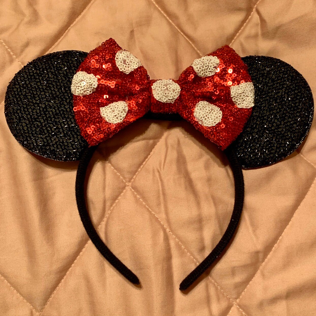 Polka Dot Minnie Ears Polka Dot Mickey Ears Minnie Polka | Etsy