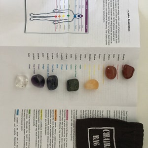 7 Chakra Crystal Healing Stone Set: 7 Tumbled Stones PLUS | Etsy