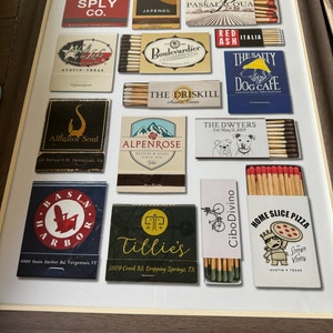CUSTOM MATCHBOOK ART Personalized Digital Matchbox Gift Large Matches ...