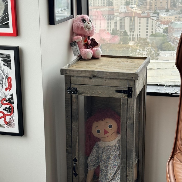 The Conjuring, Annabelle Style 40 Inch Wooden Containment Cabinet - Etsy