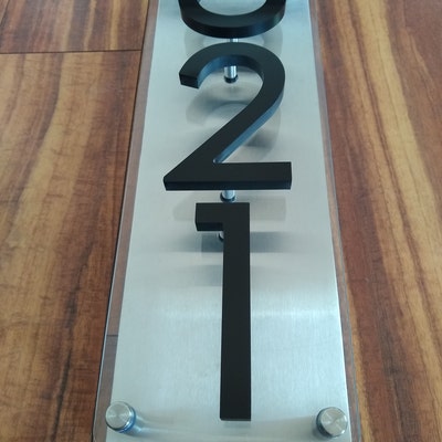 4 Inch Numbers, Mail Box Numbers, Modern House Numbers, Acrylic Numbers ...