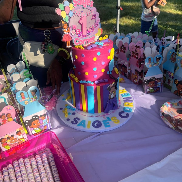 Shaker Cake Topper Poke Mon Topper Custom Topper Birthday Topper Girl ...