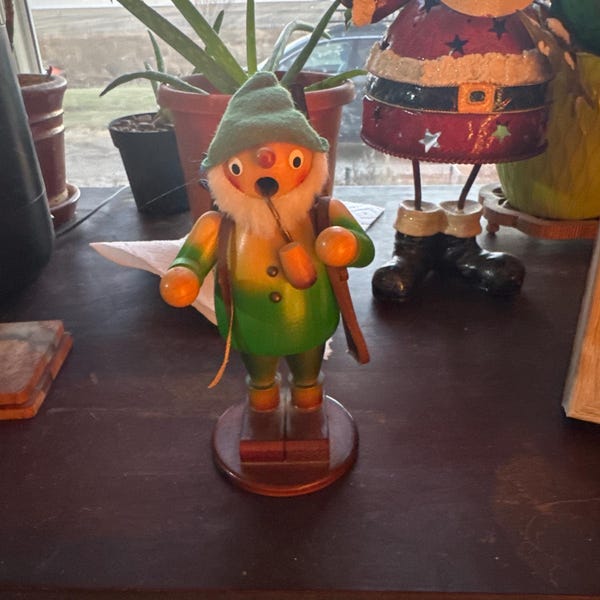 Antique 19th C. Cast Iron Mechanical Jester / Humpty Dumpty Coin Bank ...