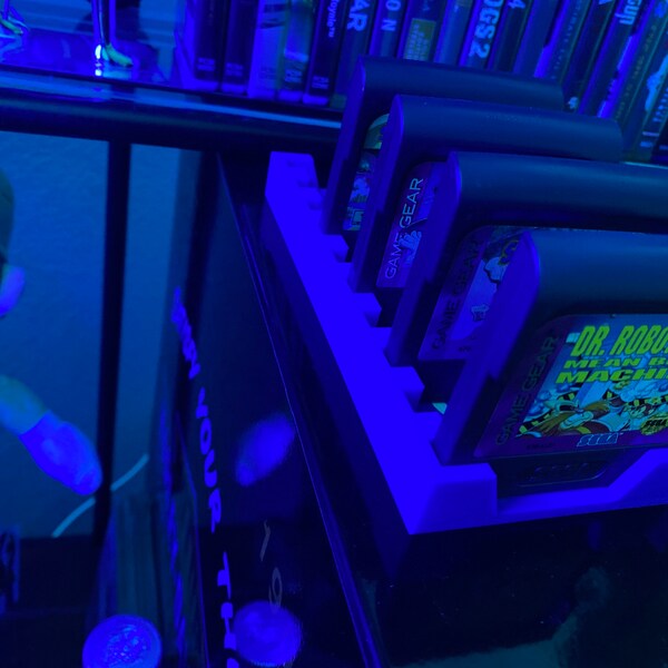 Custom Game Holder for SEGA Game Gear - 3D Printed Game Cartridge ...