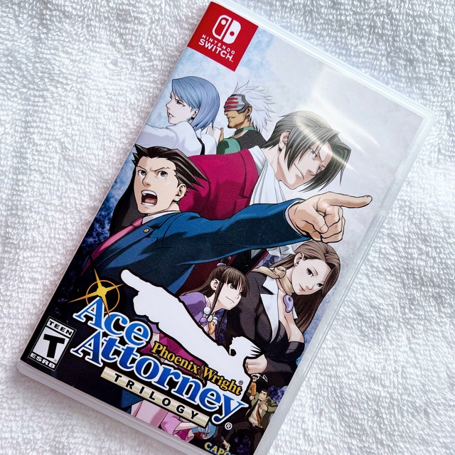 Phoenix Wright Ace Attorney Trilogy Custom Nintendo Switch Boxart With Physical Game Case no Game Incl. Etsy Canada