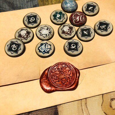 Call of Cthulhu Arkham Horror Tokens Full Set Arkham Horror Card Game ...