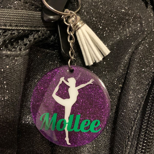 Personalized Gymnastics Keychain | Custom Gymnast Name Bulk Gift ...