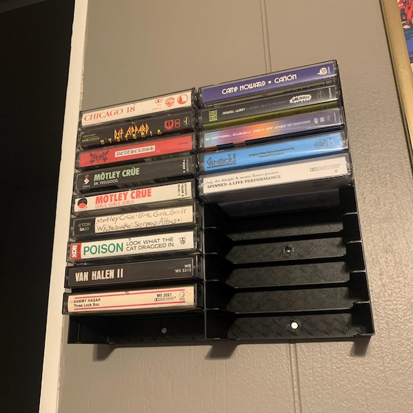 CD Cases Tray (holds 18 in a 1x18 Layout) Storage/holder/stand/rack/box ...