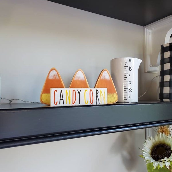 Wooden Candy Corn, Tiered Tray Decor, Bowl Fillers, Fall Decor ...