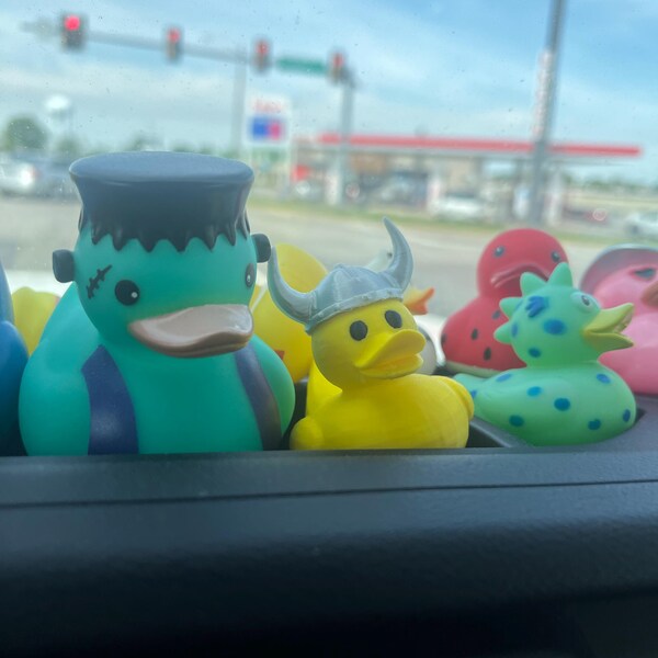 Blue Monster Duck - Etsy