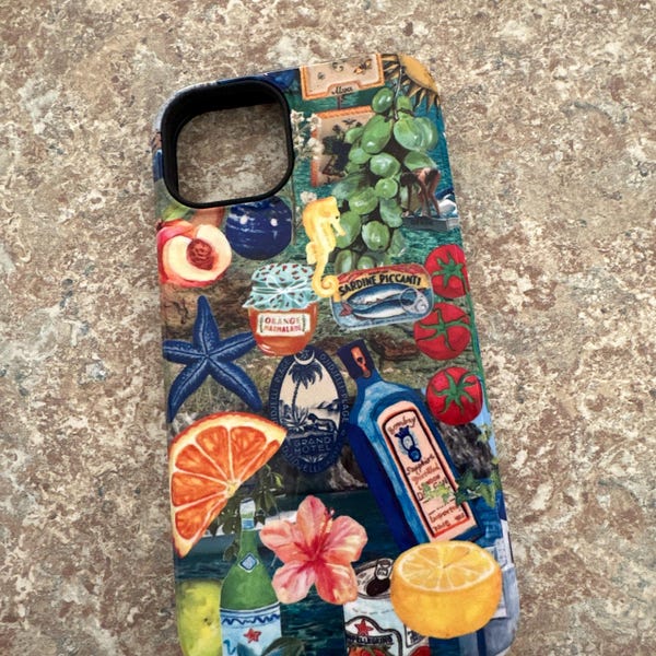 Beachy Sea Star Pattern Phone Case Coastal Tropical Case Cute & Preppy ...