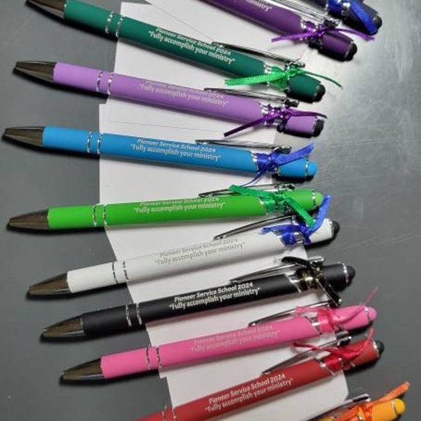 Custom Ballpoint Pens, Personalized Business Pens Bulk Custom Text ...