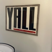 Y'all Means All Typography Poster, Western Wall Art, Southwestern Decor ...