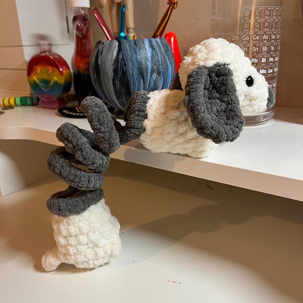 Springy Pup Crochet Pattern, Stuffed Animal Crochet Pattern, Amigurumi ...