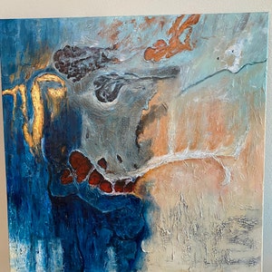 Original Bull Abstract Paintings on Canvas Modern Bull - Etsy