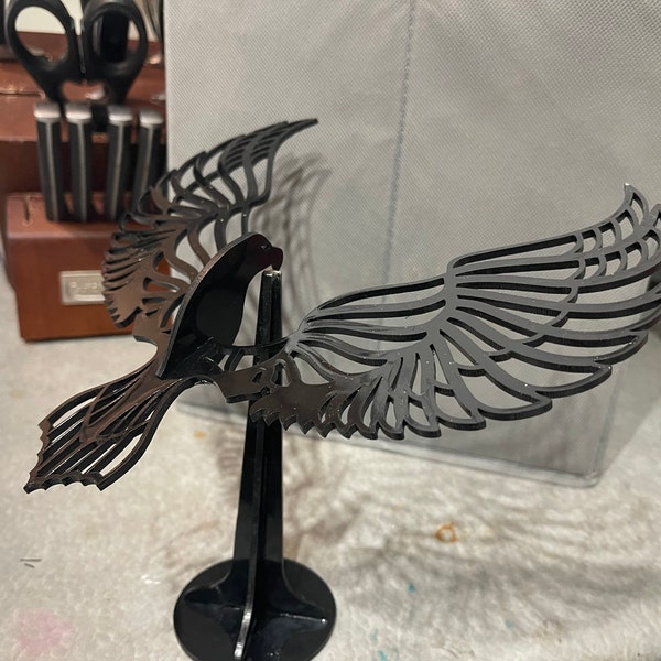 011-balancing Bird Vector for CNC Svg Vector File, Vector Cut File ...