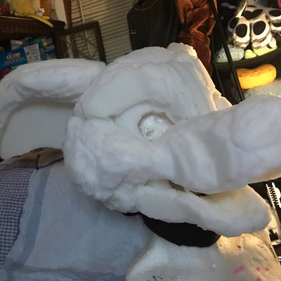 DIGITAL Manokit Foam Head Base Pattern/template for Fursuits PDF ...