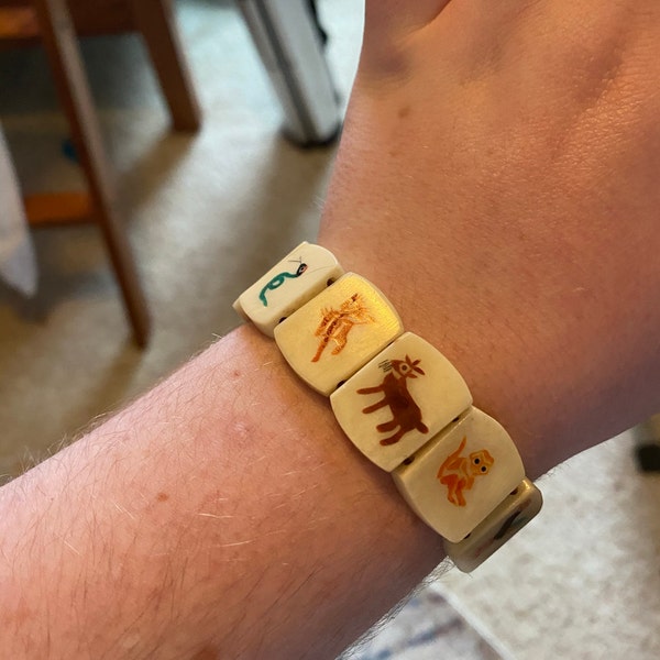 Vintage Red Resin Tiger - Etsy