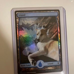 Personalized Pet Magic the Gathering Foil Land - Etsy