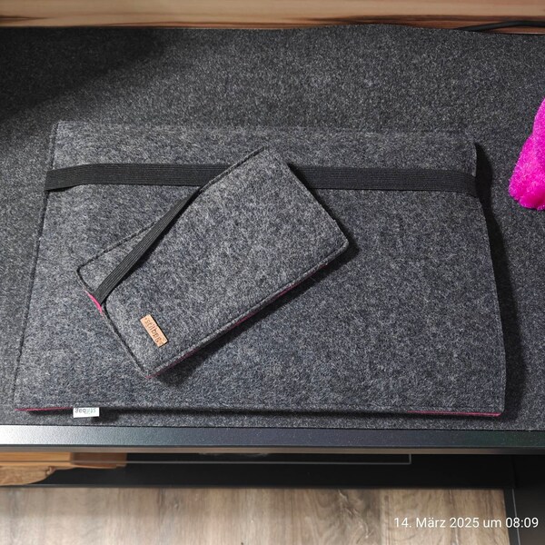 Wool Felt Mouse Pad, Wool Felt and Cork Desk Mat, Laptop Mat, Desk ...