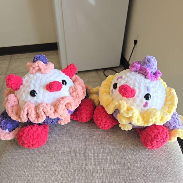 2-in-1 Crochet Clown Pattern - Etsy