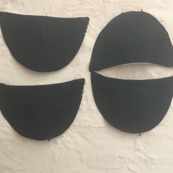 1 Pair, Shoulder Pads 3cm, Grey,ivory Uncovered Foam Shoulder Pads ...