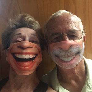 Choose Your FUNNY Masks With 2 Filters Optional. Nose Wire - Etsy