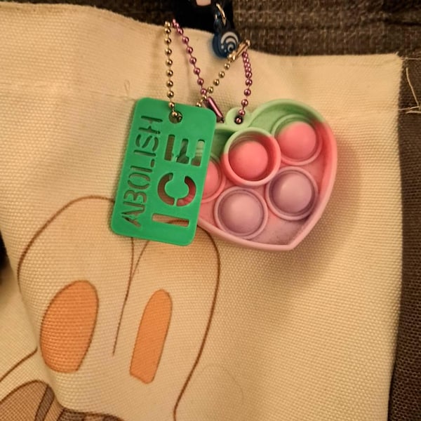 Party Pack - Abolish ICE Keychains - Rainbow Sets of 8 - Etsy Israel