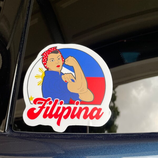 Filipino Asian Food Stickers, Filipina Pinoy American Vinyl Decals ...