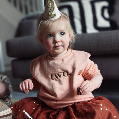 Personalised Birthday Jumper Embroidered 1st Birthday Top - Etsy