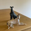 Your Greyhound in Miniature Customizable Hand Painted Resin Greyhound ...