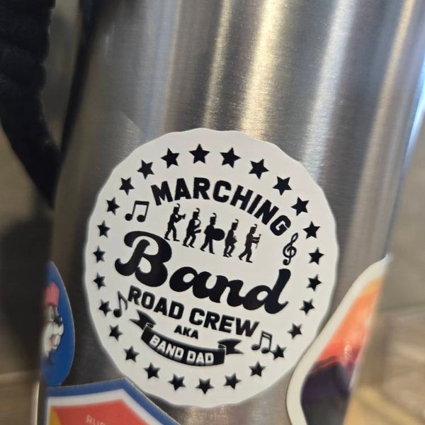 Bass Clef Sticker, Funny Bass Guitar Sticker, Gift for Musician ...