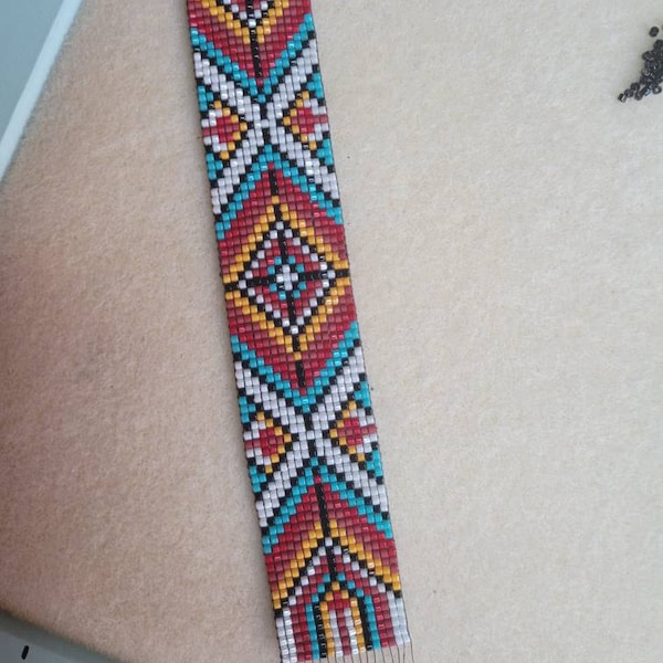 Shiny Dragonfly Loom Bracelet Pattern, Miyuki Delica PDF Pattern, Bug ...