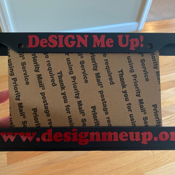 Design Your Own Personalized Black License Plate Vanity Frame ...