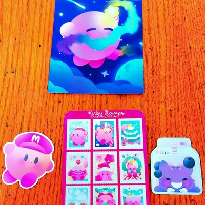 Kuro Stickers Cute Stickers Vinyl Sticker Sheet Japanese Characters - Etsy