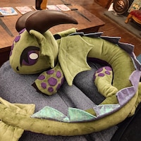 Neck Dragon Plush Sewing Pattern .pdf Tutorial Posable Wearable ...