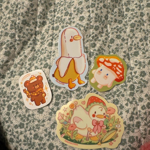 Cute Stickers Grab Bag, Kawaii Cute Mystery Sticker Grab Bag, Mystery ...
