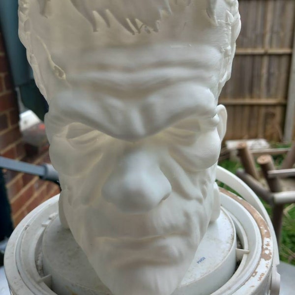 Frankenstein Head Candy Bucket STL File: Halloween Horror Prop (3D ...