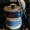 Grease Jar, Drippings Jar, Pottery, Ceramic, Drippings Container ...