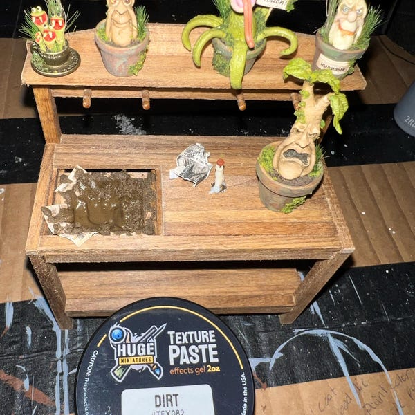 Huge Miniatures Texture Paste, Dirt Model Basing Paint for Tabletop ...