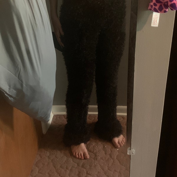 Black Magic Fuzzy Costume Pants: Animal Cosplay, Kids & Adults - Etsy