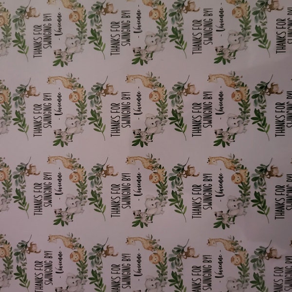 Jungle Safari Stickers, Safari Theme, Safari Animals Theme, Wild One ...