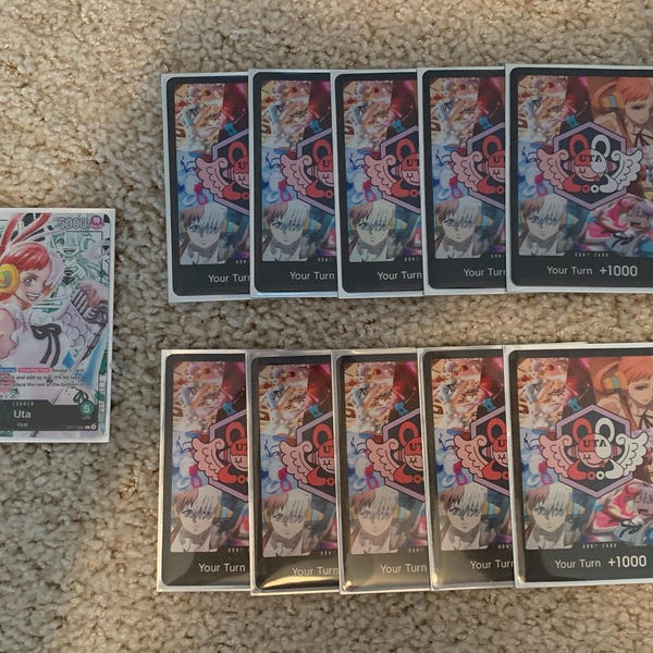 Leader Card | Custom Handmade Anime Trading Cards | TCG - Etsy