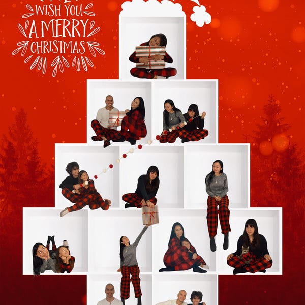 9 Box Photography Template, Collage for in the Box Photography, Inside ...