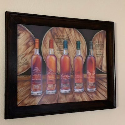 Buffalo Trace Antique Collection Chalk Pastel Print: Bourbon Barrel Art ...