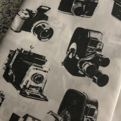 Cameras Fabric Vintage Retro Old-fashioned Victorian Film Cameras ...